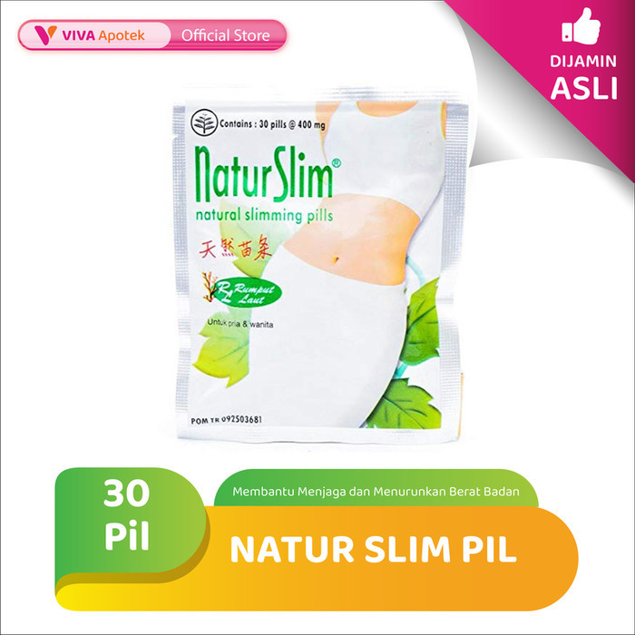 Jual Natur Slim Sachet untuk Membantu Mengurangi Lemak Tubuh (30 Pil ...