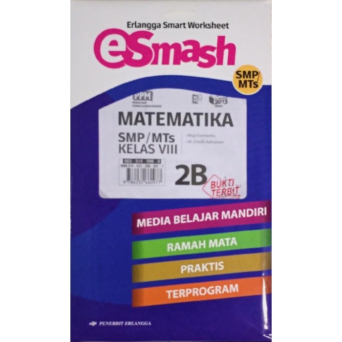 Jual Buku Soal SMP / MTs eSmash Matematika 2B kelas 8 | Shopee Indonesia