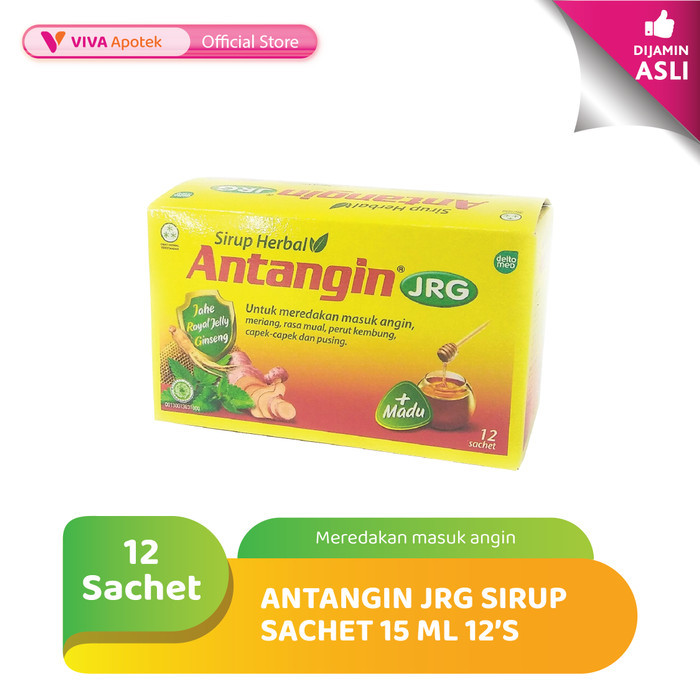 Jual Antangin JRG Syrup 15 ml untuk Membantu Meredakan Masuk Angin (12 ...