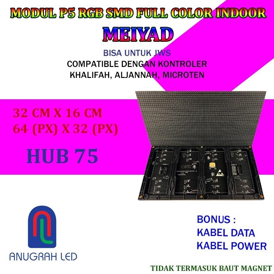 Jual ready - led modul panel led p5 full color rgb smd indoor meiyad ...