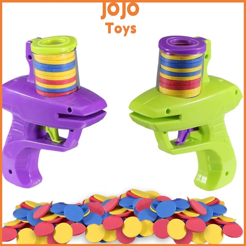 Jual JOJO UFO Gun Shot Mainan Anak EVA Foam Piring Terbang Pistol ...