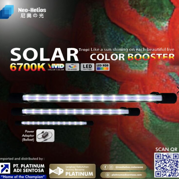 Jual Lampu Neohelios Solar Color Booster/ Lampu Aquarium Neo Helios ...