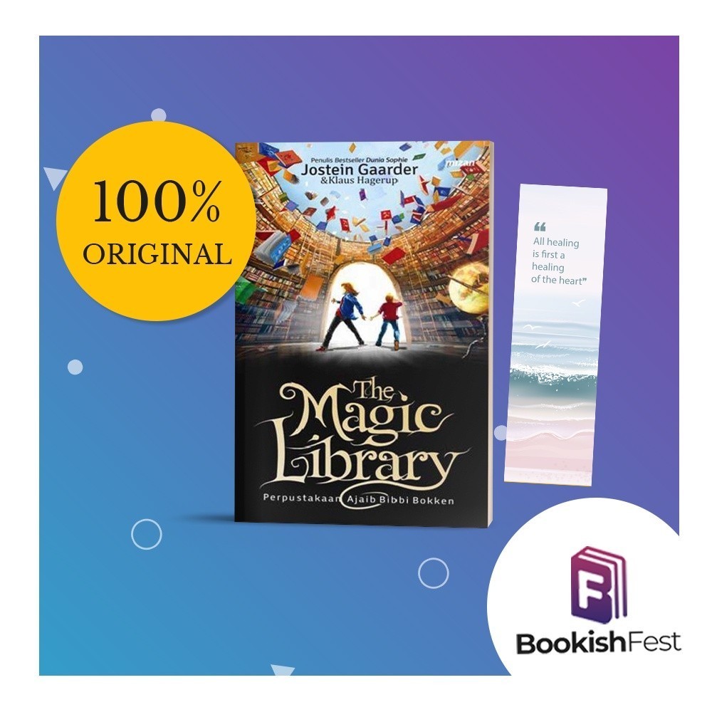 Jual The Magic Library : Perpustakaan Ajaib Bibbi Bokken by Jostein ...