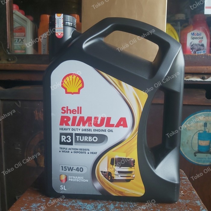 Jual Shell Rimula R3 Turbo 15w-40 diesel 5 Liter | Shopee Indonesia