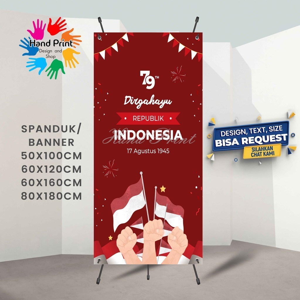Jual Cetak Spanduk Banner Selamat Hari Kemerdekaan Perayaan Perlombaan ...