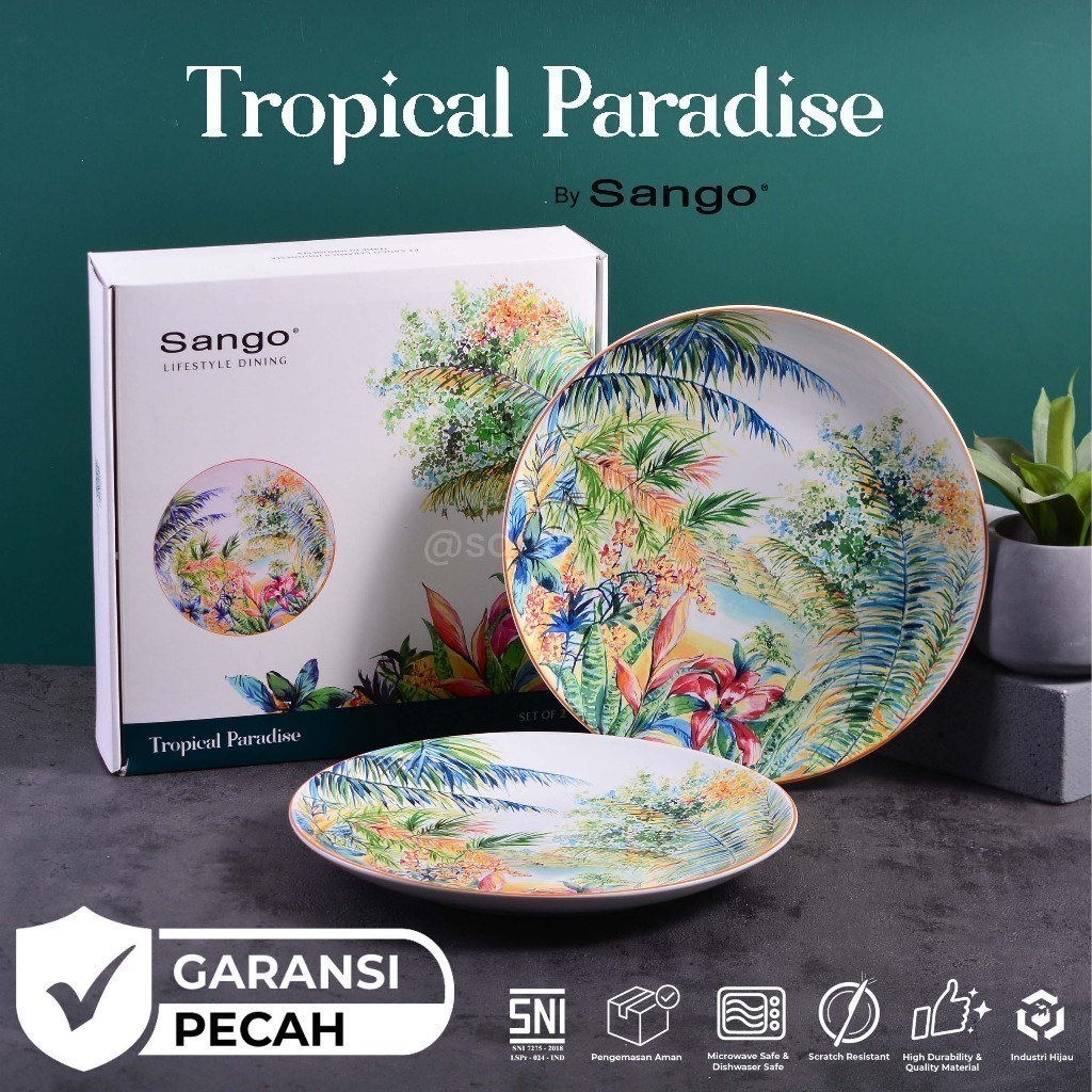 Jual SANGO Set Tropical Paradise Chop Plate (Isi 2) Hampers | Shopee ...