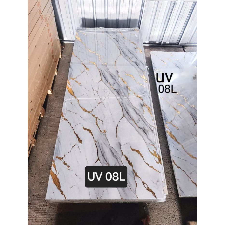 Jual Marmer Uv Pvc Glosy 3Mm X 1.22M X 2.9M | Shopee Indonesia