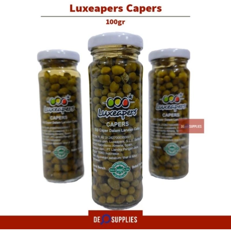 Jual Luxeapers Capers 100gr - Biji Caper Kaper Larutan Cuka Spain Halal ...