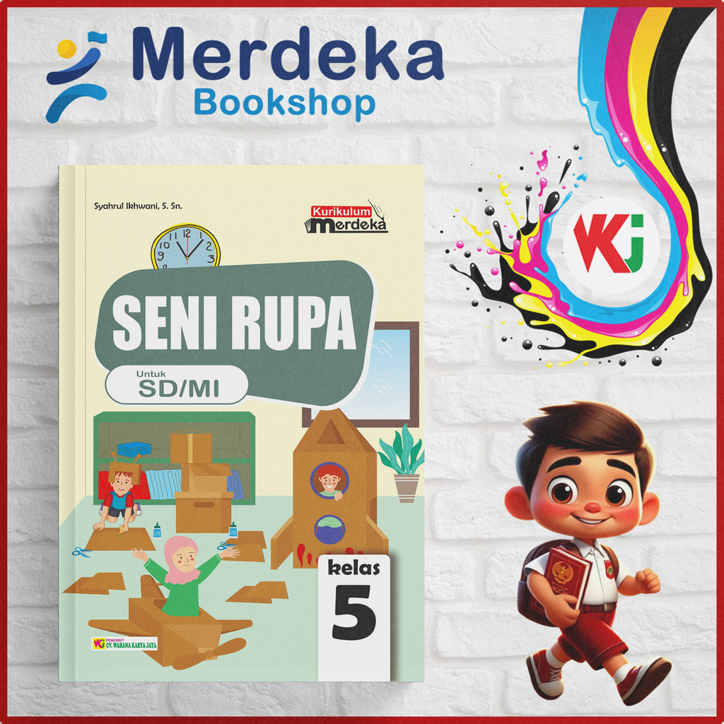 Jual Buku Siswa Seni Rupa SD/MI Kelas 5 Kurikulum Merdeka - Wahana Karya Jaya | Shopee Indonesia