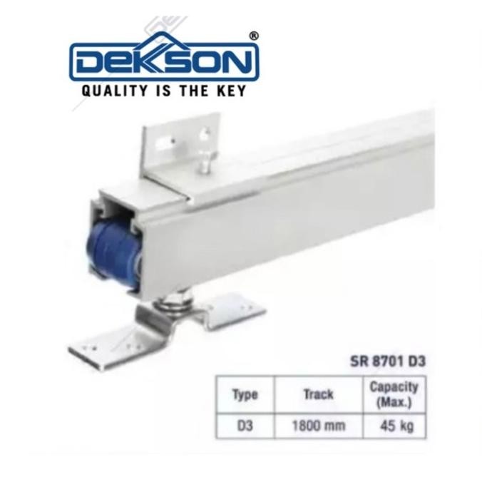 Jual Rel Pintu Sliding Dekkson Sr 8701 D3 1.8M Na Track Pintu Aluminium Sss | Shopee Indonesia