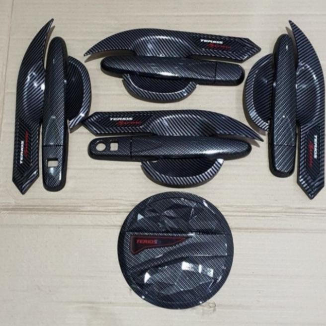 Jual PAKET COVER OUTER HANDLE TUTUP BENSIN ALL NEW TERIOS 2018-2022 CARBON | Shopee Indonesia