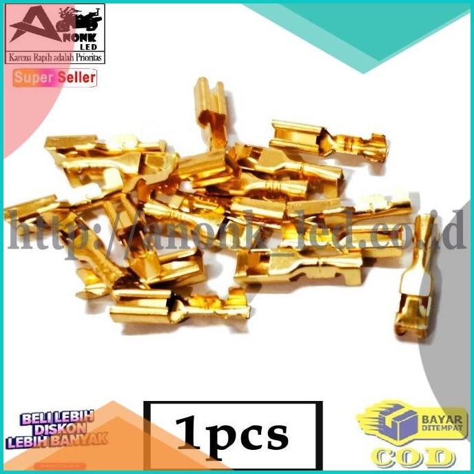 Jual Skun mini Cewek female / Skun Soket Kabel kecil / Skun Kuningan ...