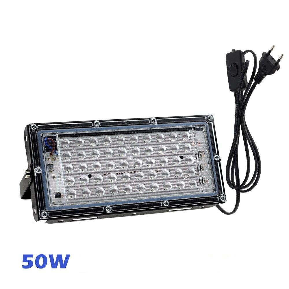 Jual Lampu Sorot LED Floodlight Waterproof UV Ultraviolet 395nm 50W ...