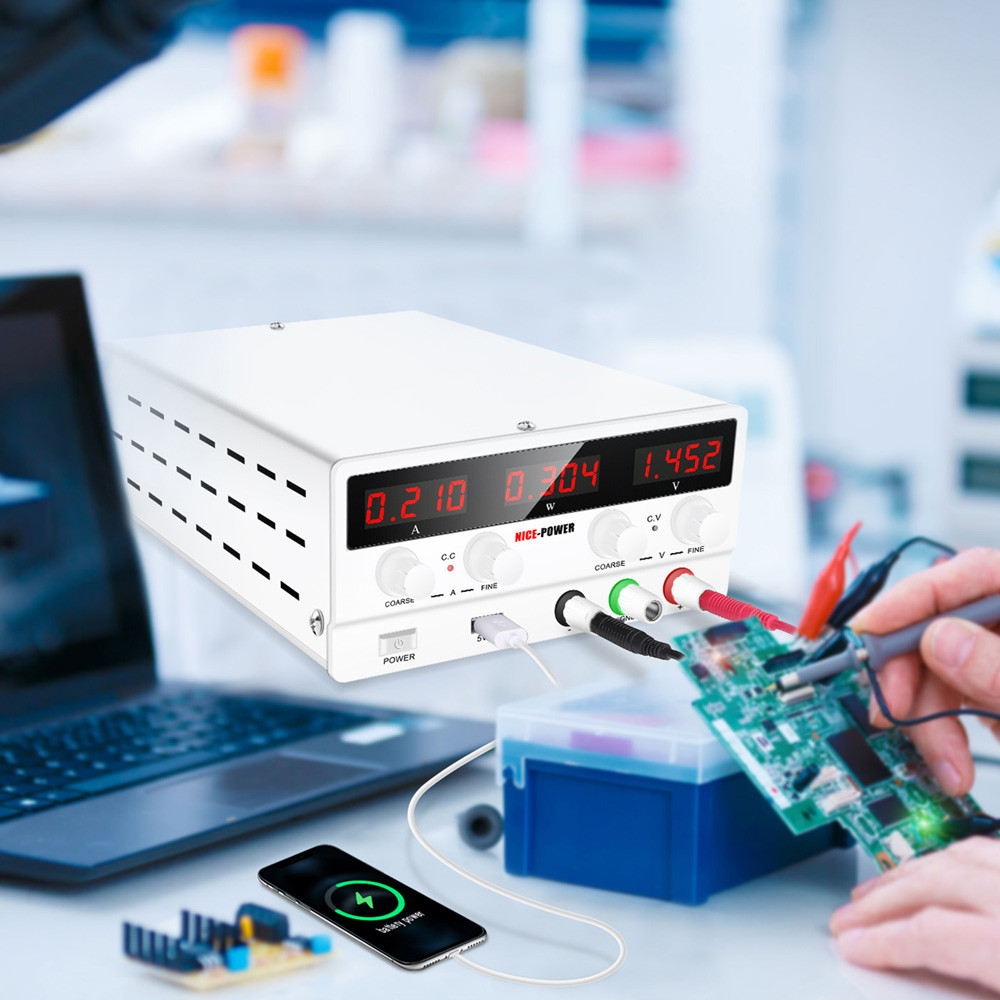 Jual POWER Supply Adjustable DC Stabilized Maintenance 30V 10A 300W ...