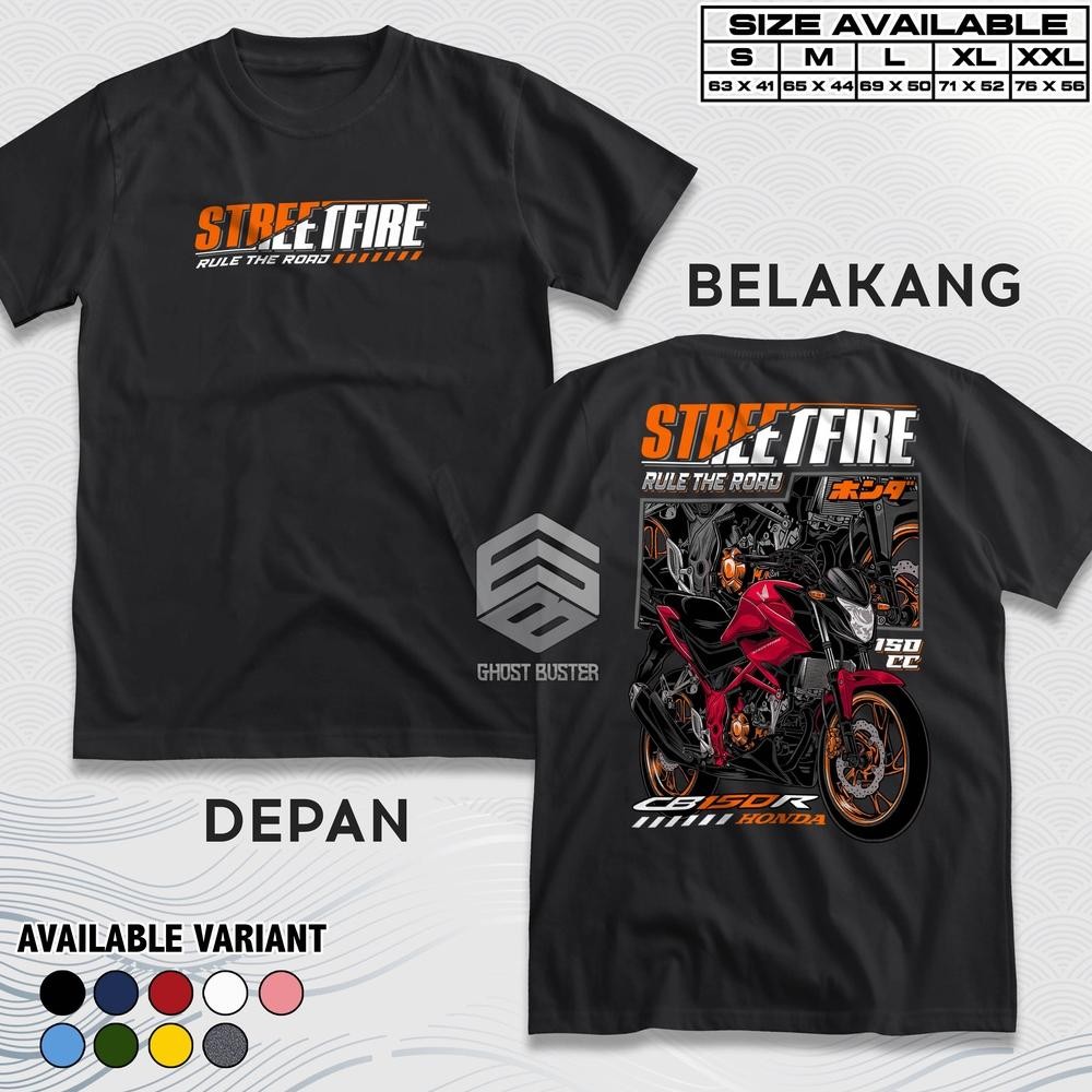 Jual Promo Kaos Racing Honda Cb150R Streetfire Rule The Road Baju Distro Motor Herex Honda Gank ...