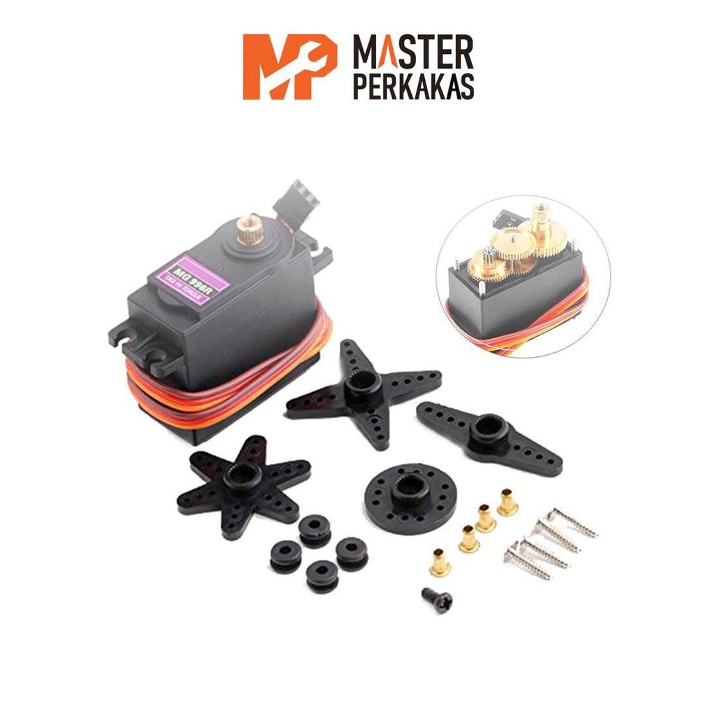 Jual Motor Servo MG996R Metal MP / Micro MG996 / Digi Hi Gear Torque ...