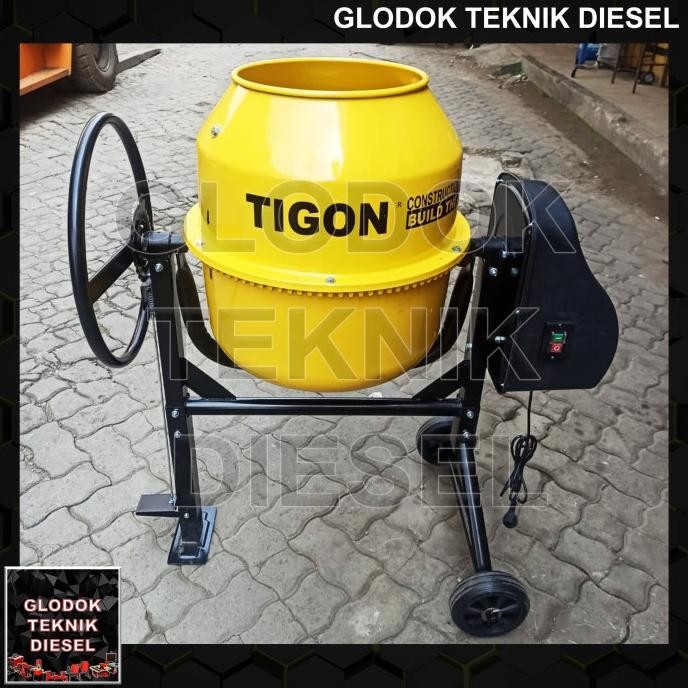 Jual TIGON MESIN PENGADUK SEMEN MOLEN CONCRETE MIXER 120 LITER ORIGINAL | Shopee Indonesia