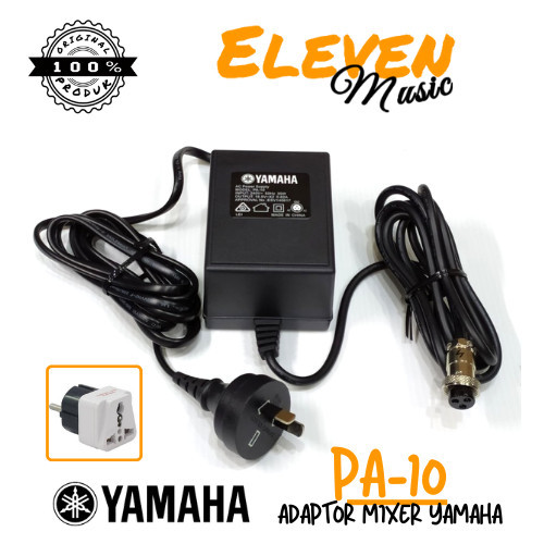 Jual yamaha pa10 pa-10 pa 10 adaptor mixer original | Shopee Indonesia