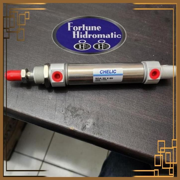 Jual [FHM] CHELIC CYLINDER SDA 25X65 / MINI CYLINDER PNEUMATIC CHELIC ...