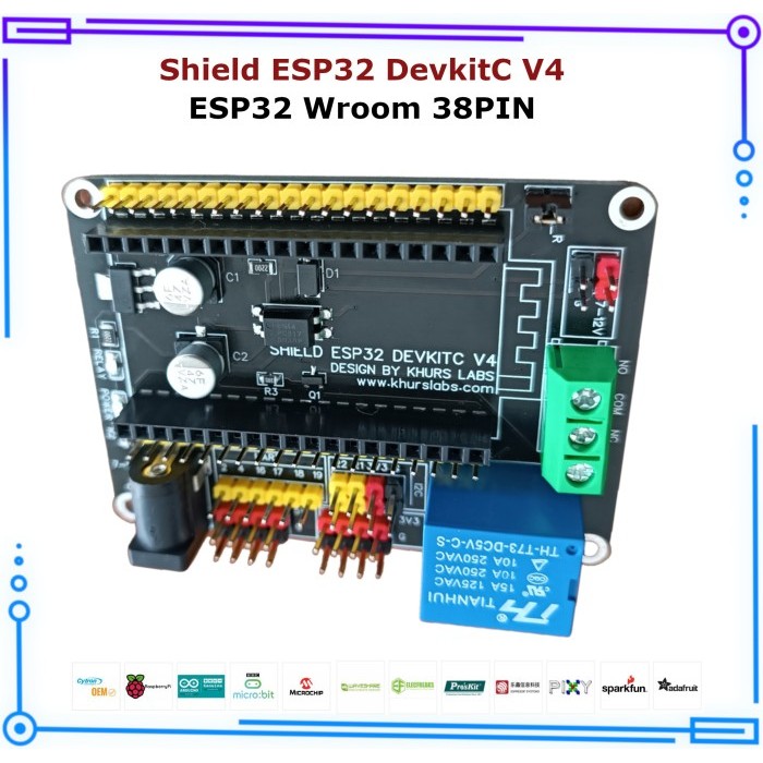 Jual Shield Io Esp32 Wroom Devkitc V4 38 Pin Development Board Otr ...