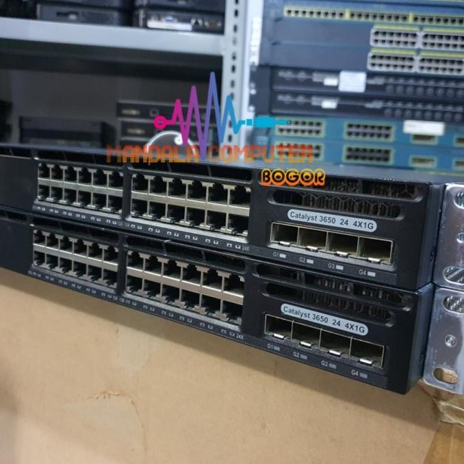 Jual Cisco Catalyst 3650 WS-C3650-24PS-E 24 Port Gigabit PoE+ Switch ...