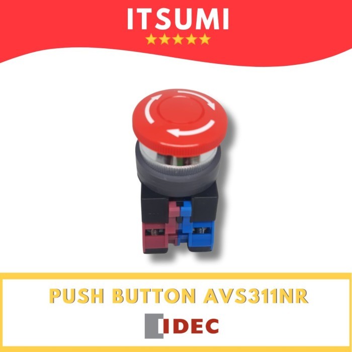 Jual Emergency Stop Push Button Switch Idec Avs311Nr 1No 1Nc | Shopee Indonesia