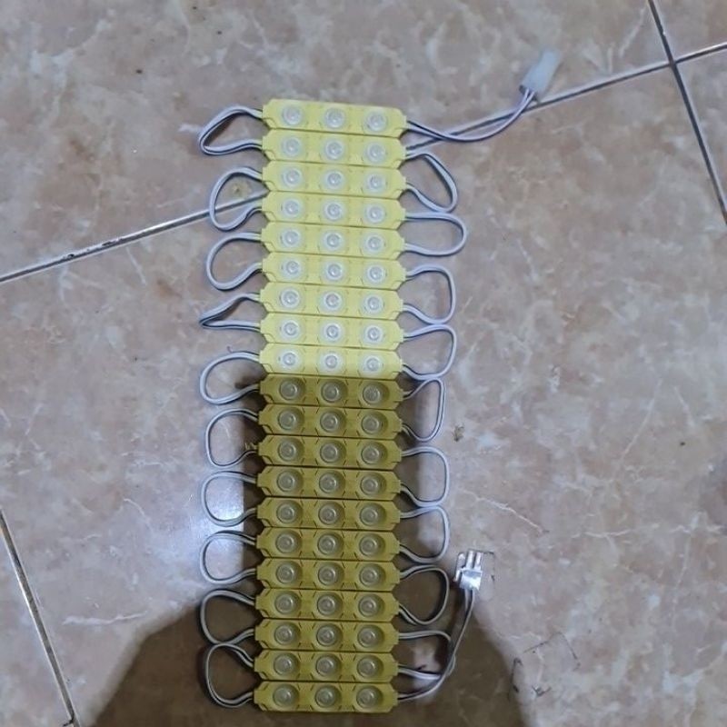 Jual lampu led modul strip 3 mata 220 Volt AC Langsung Listrik Rumah ...
