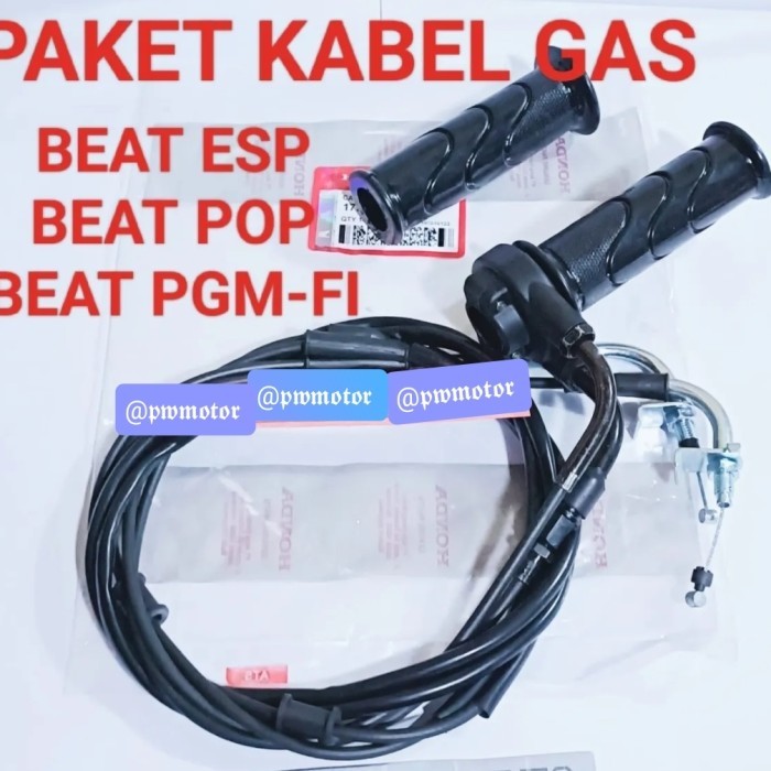Jual PAKET RUMAH GAS HANDGRIP BEAT ESP 2 KABEL BEAT FI PGM F1 INJEKSI ...