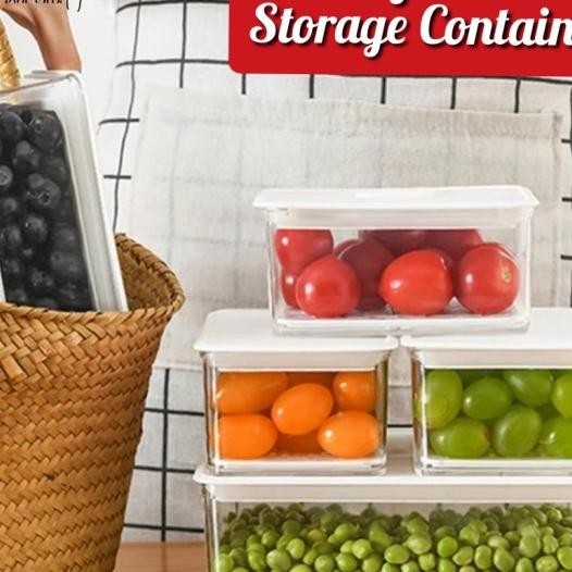 Jual Container Kontainer Kotak Tempat Simpan Sayur Buah Kedap Udara ...