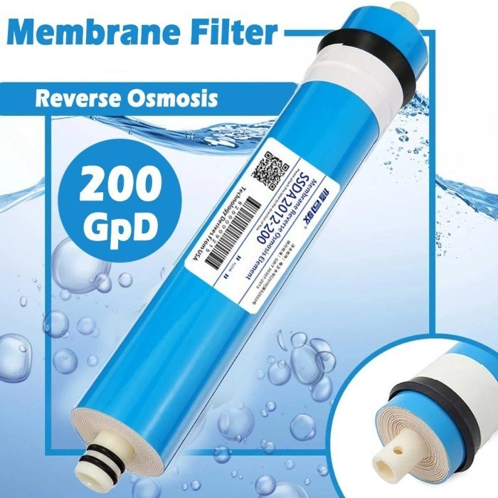 Jual Membrane Ro 200 Membran Reverse Osmosis Filter Ro 200 Gpd Gva ...