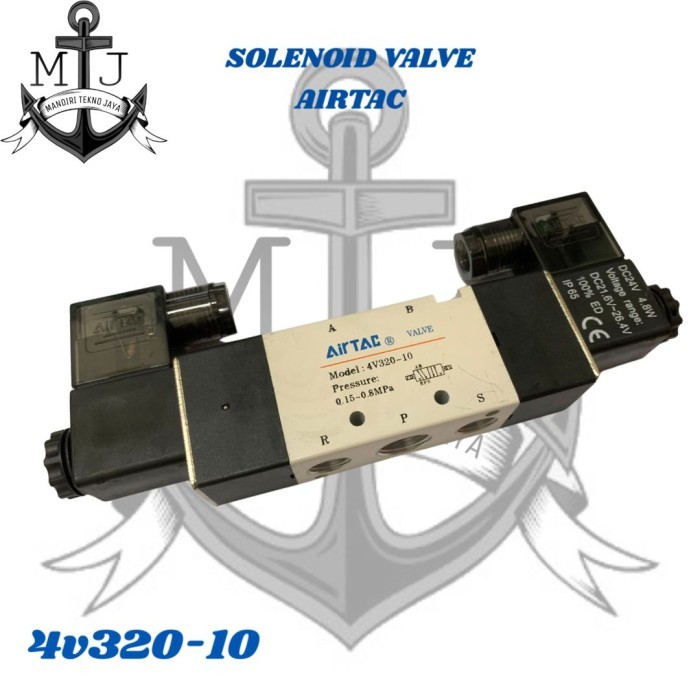 Jual Solenoid Valve 4V320 10 Airtac 220V Ac / 24V Dc Byj | Shopee Indonesia