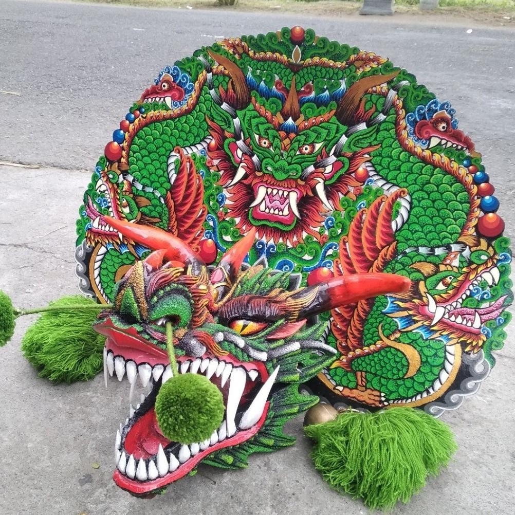 Jual Terlaris Barongan Devil Sungut Full Kayu Asli Ukuran 14 Bonus ...