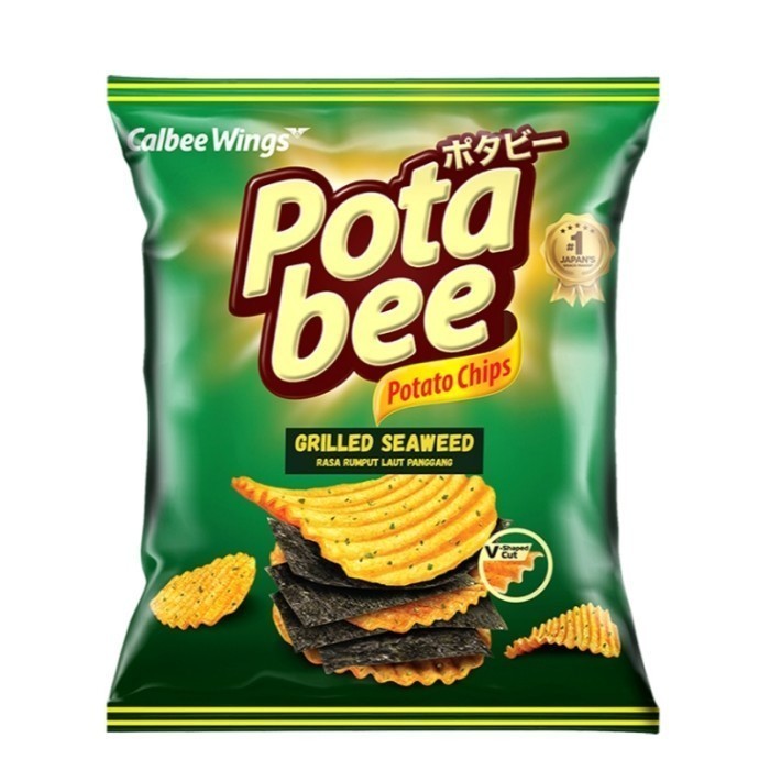 Jual POTABEE Potato Chips Grilled Seaweed 68 g | Shopee Indonesia