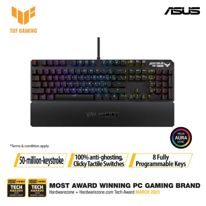 Jual READY!! ASUS TUF Gaming K3 RGB Mechanical Keyboard with N-key ...