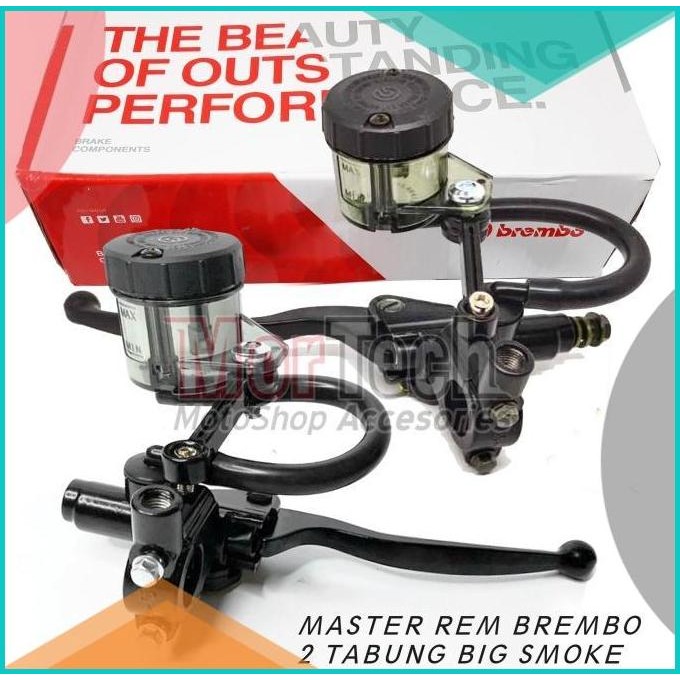 Jual Master Rem No Name 2 Tabung Big Smoke Classic Nmax PCX CBR Ninja ...