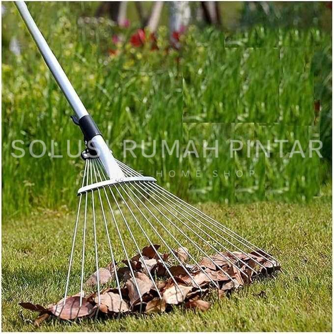 Jual Sapu Garuk Taman Garden Leaf Rake – ISFRIDAY 15 Gigi, Carbon Steel ...
