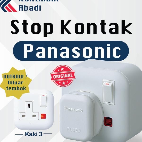 Jual Stop Kontak / Colokan / Saklar Listrik Ac Kaki 3 Outbow - | Shopee ...
