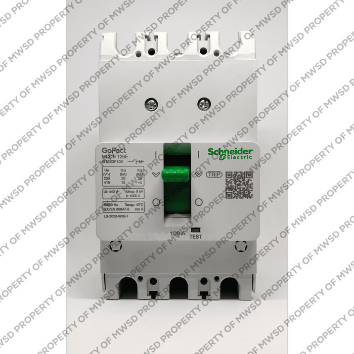 Jual Schneider MCCB GOPACT125E 3P 100A 15KA FIXED G12E3F100 | Shopee ...
