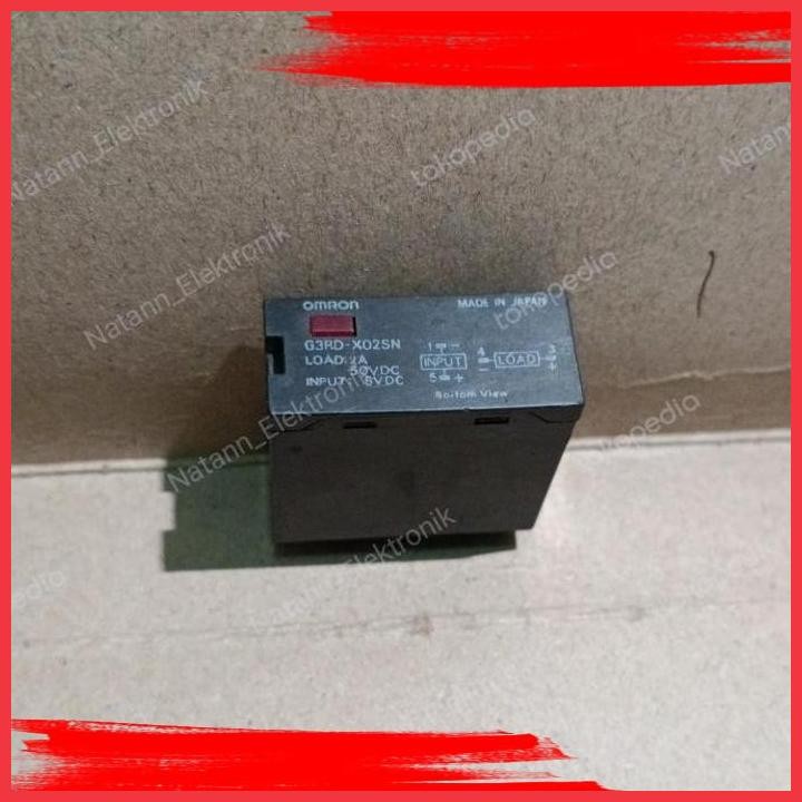 Jual (MASDU) 6019 RELAY SSR OMRON G3RD G3RD-X02SN 5VDC 5V 5 VDC 2A ...