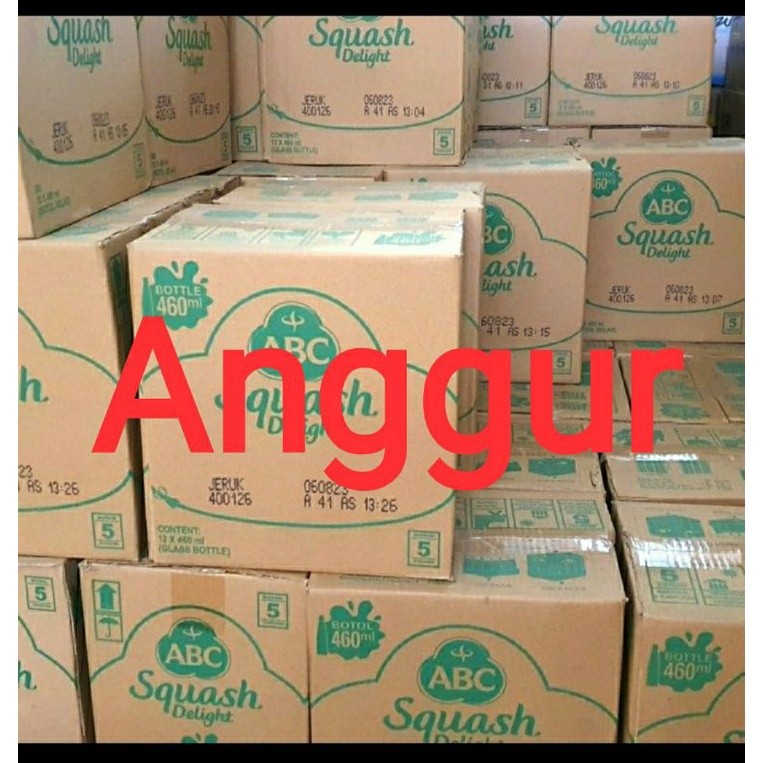 Jual sirup ABC squash anggur 460 ml per dus isi ( 12 botol ) | Shopee ...