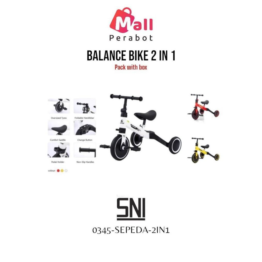 Jual VIRAL Mall Perabot | Mainan Balance Bike 2 in 1 | Sepeda Anak 3 ...