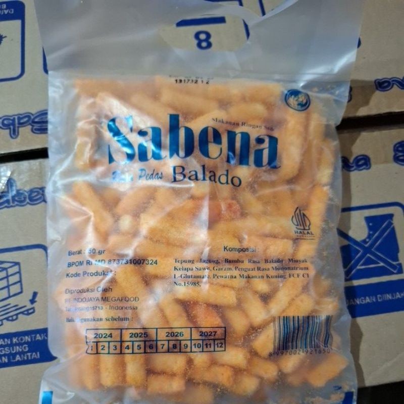 Jual SABENA BALADO SNACK 1 pack isi 50 GR X 10 BUNGKUS | Shopee Indonesia