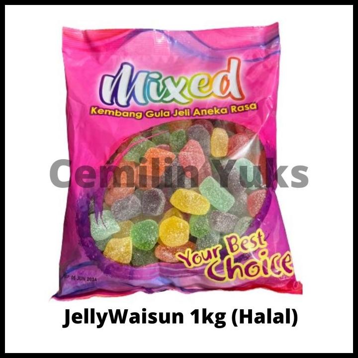 Jual Permen Waisun Jelly 1Kg Mixed Jelly Aneka Rasa Mixed Fruit ...