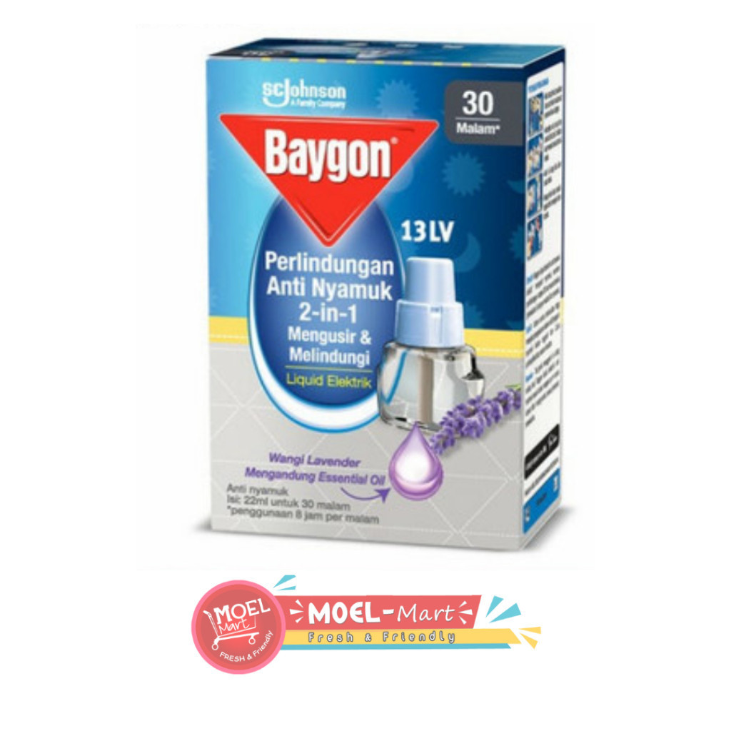Jual BAYGON LIQUID ELEKTRIK LAVENDER 22ML REFFIL | Shopee Indonesia