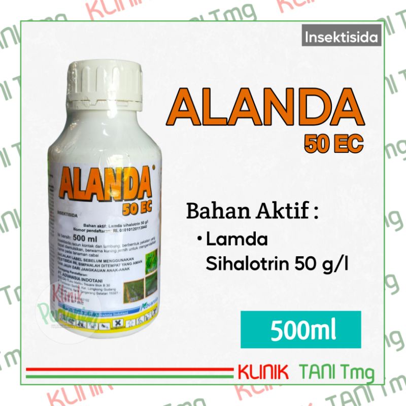 Jual ALANDA 50EC - 500ml | INSEKTISIDA KONTAK BERBAHAN AKTIF LAMDA SIHALOTRIN 50 g/l | RACUN ...