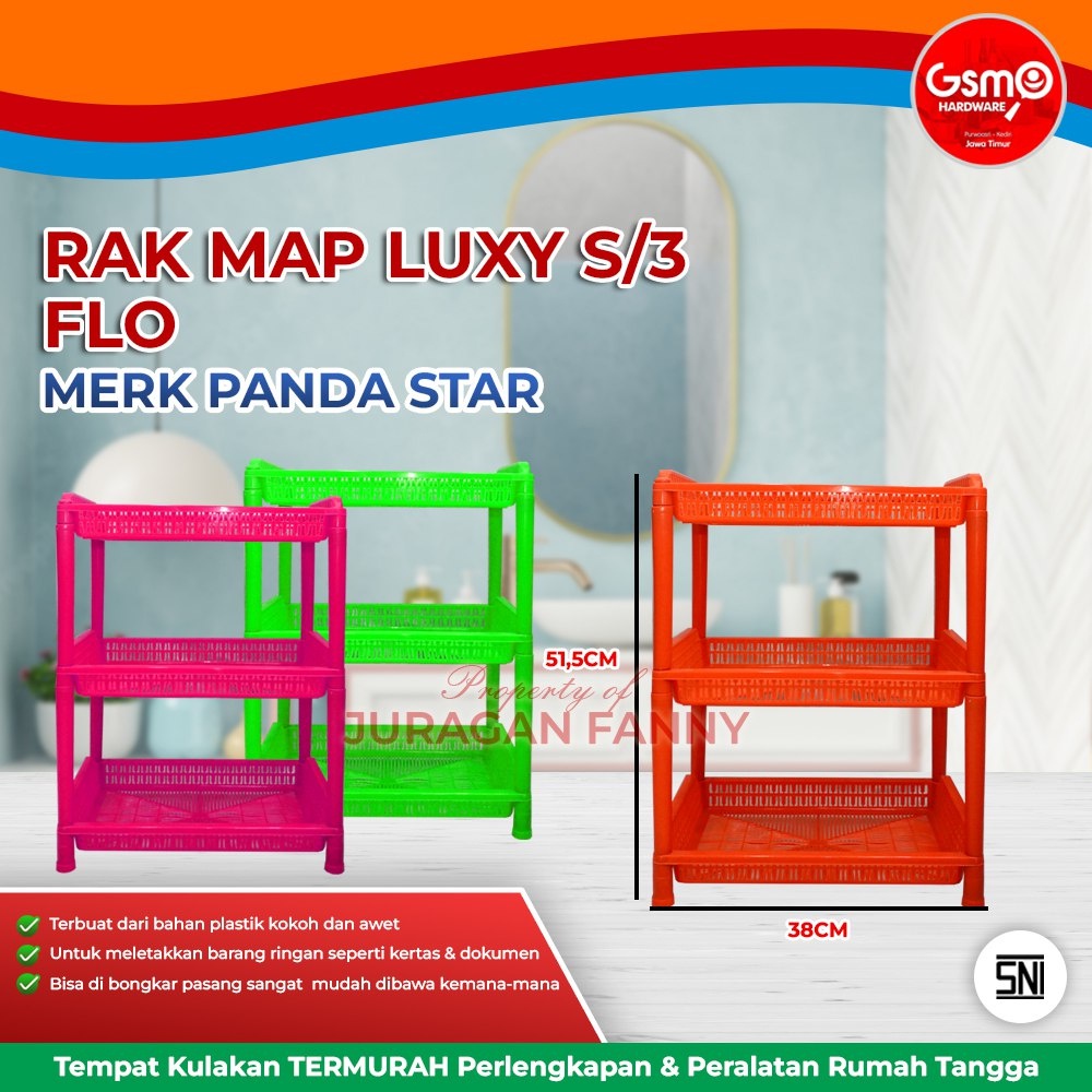 Jual RAK MAP LUXY S/3 FLO PANDA STAR | Shopee Indonesia