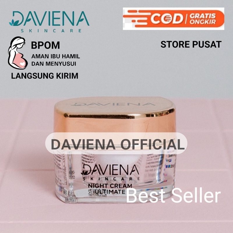 Jual NIGHT CREAM GOLD | DAVIENA SKINCARE | OFFICIAL STORE | Shopee ...