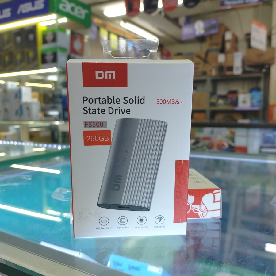 Jual SSD Portable DM Solid Stae Drive fs500 256Gb,512Gb,1tb 300MB/s ...