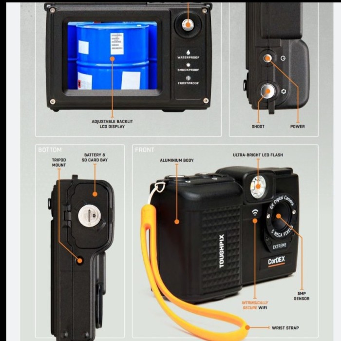 Jual Camera Explosion Proof Cordex Tp3Rex Digital Camera | Shopee Indonesia