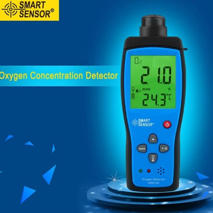 Jual Oxygen Tester Smart Sensor Ar8100 Detector O2 Analyzer Ar 8100